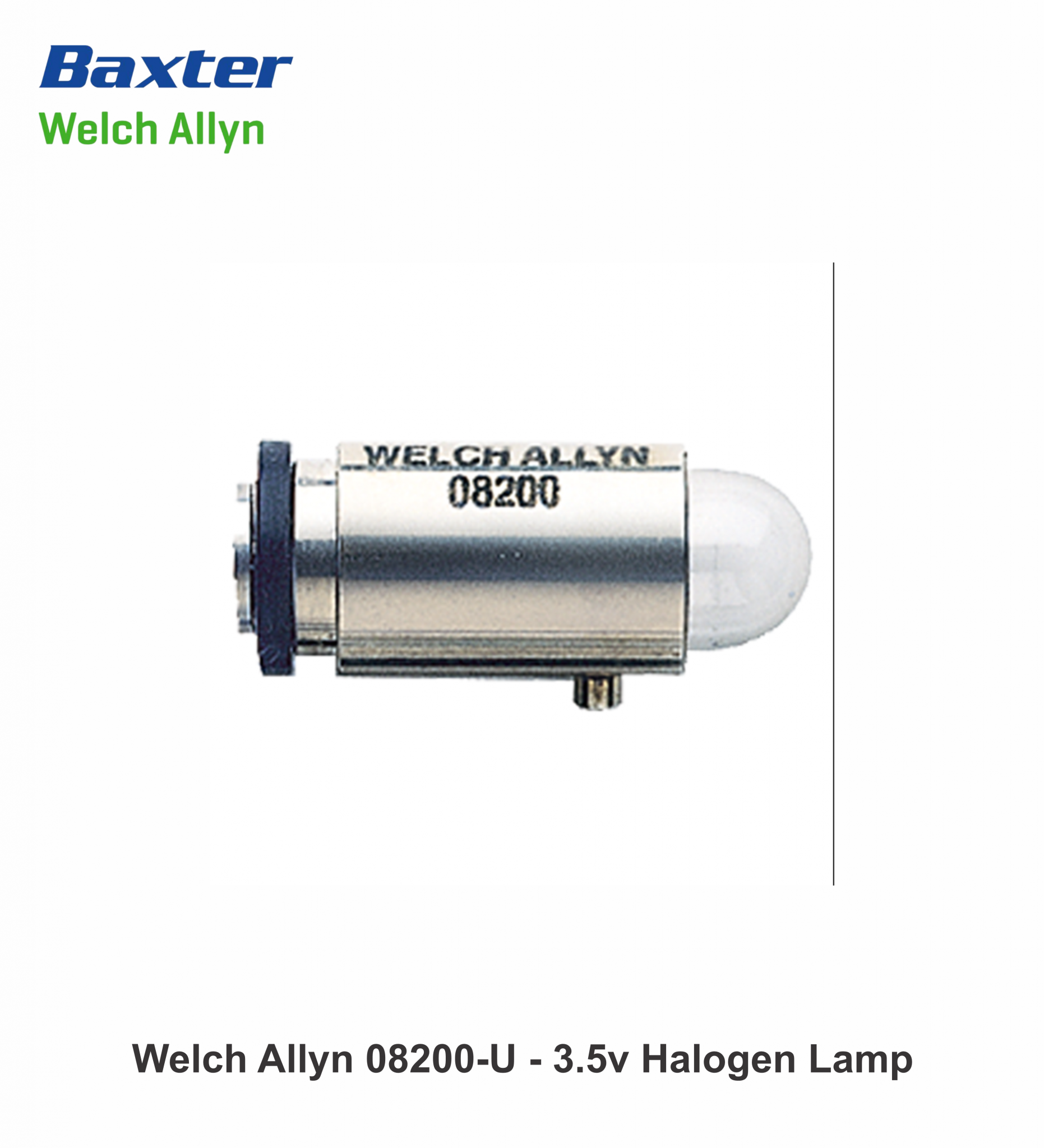Welch Allyn 08200-U 3.5v Halogen Lamp – Medi-Care Estore