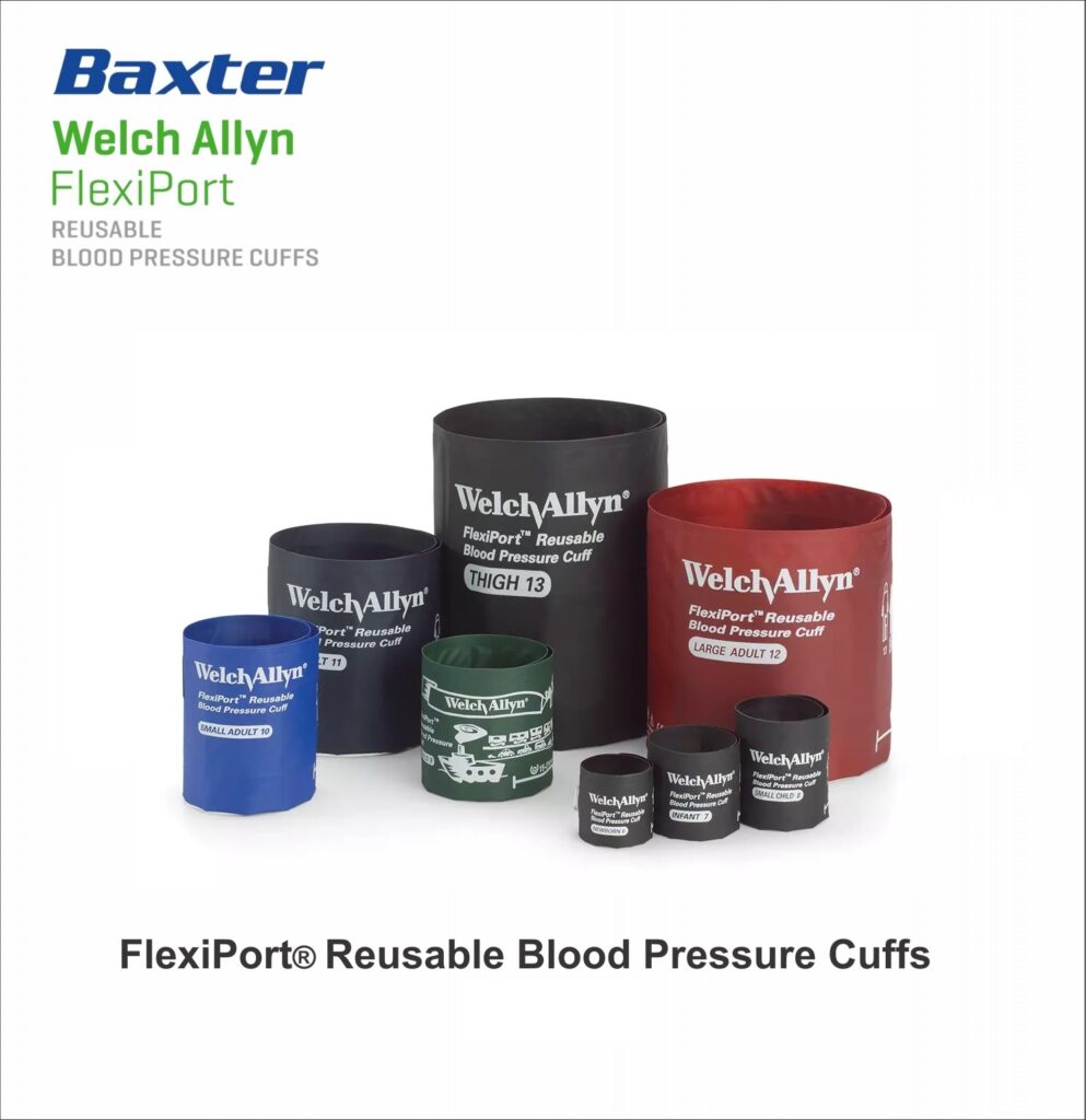 Welch Allyn FlexiPort Reusable Blood Pressure Cuffs – Medi-Care ...
