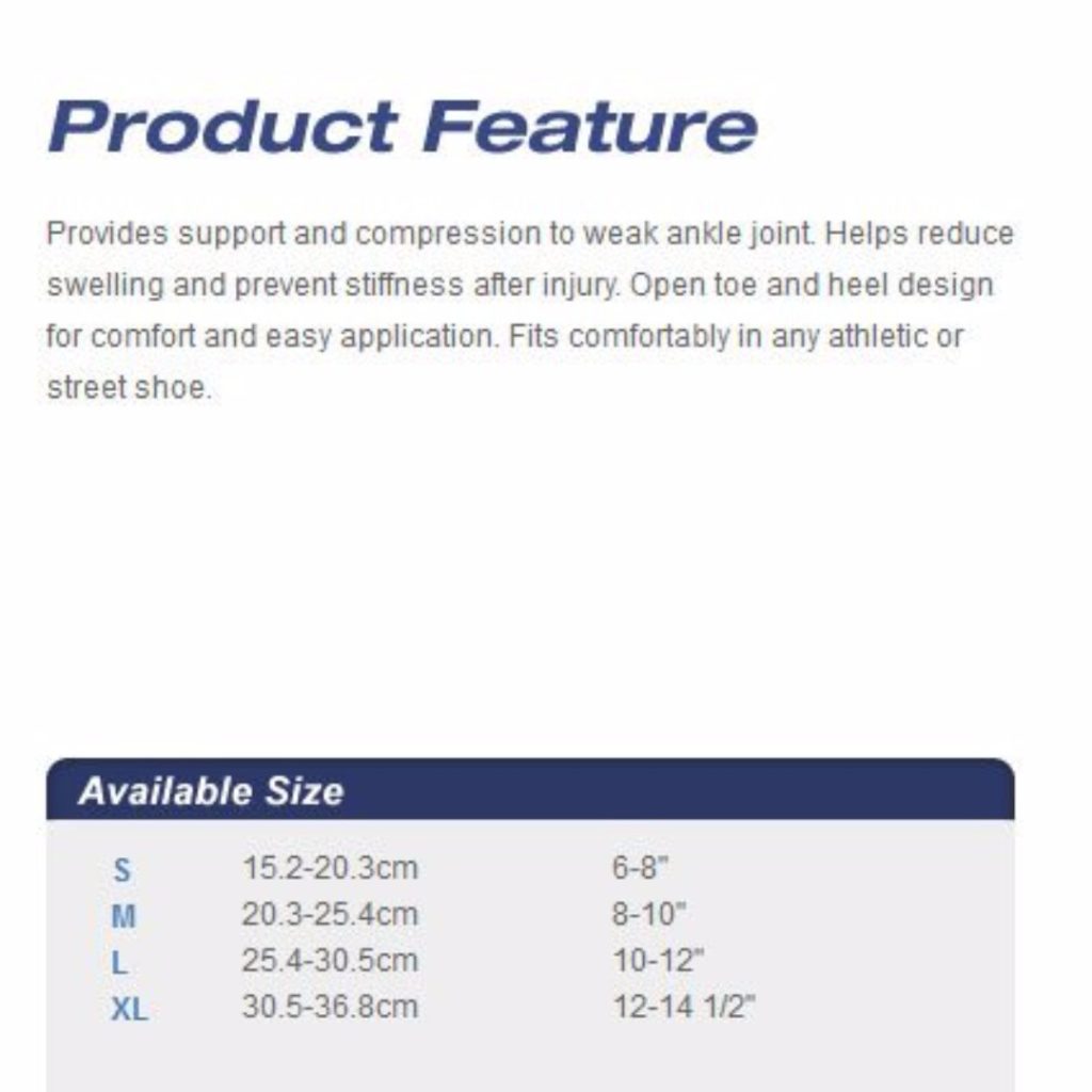 LP Ankle Support LP704 (Sz:S/M/L) – Medi-Care Products Estore